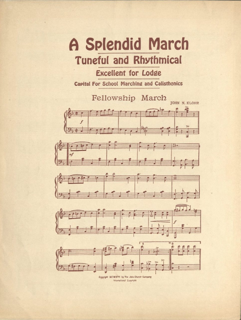 Fellowship March – Let's rag