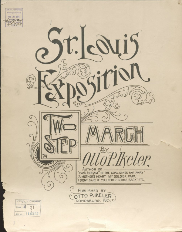 St. Louis Exposition – Let's rag